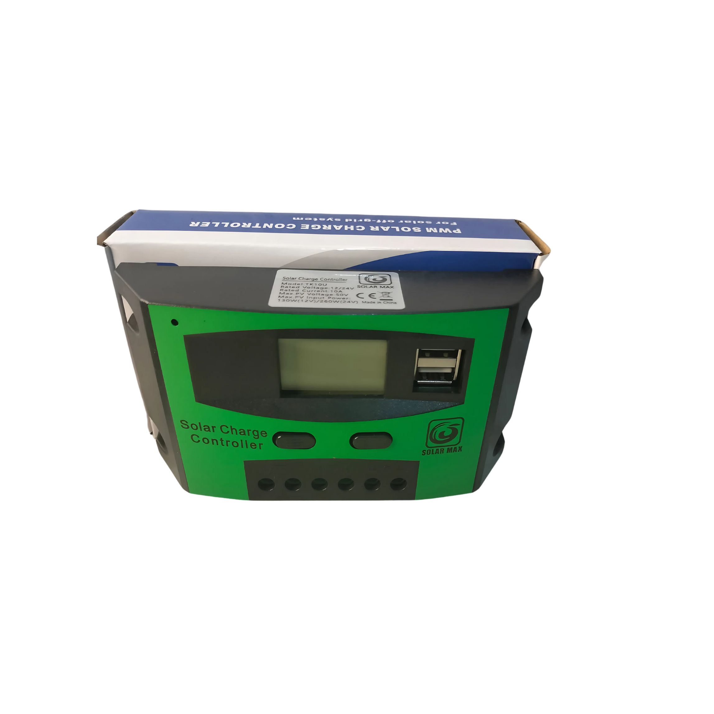 Solarmax 30A Solar Charger Controller, 12V/24V Solar Panel Intelligent ...